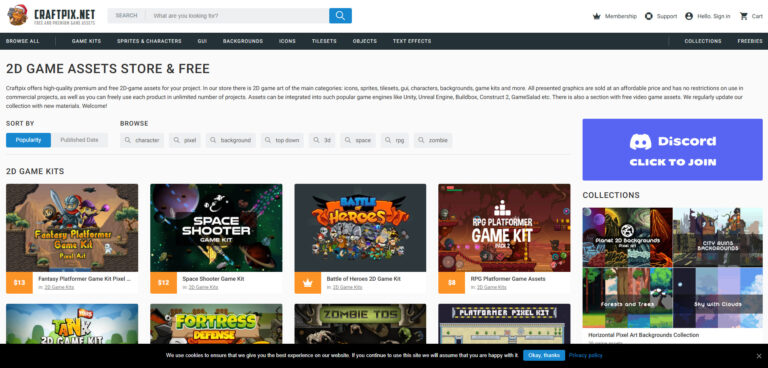 List of Free to Use Graphics for Video Games - Indie Game Jams